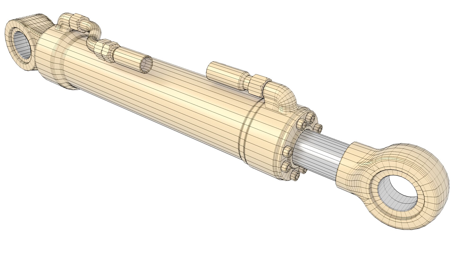 Hydraulic Piston Model - TurboSquid 1561367