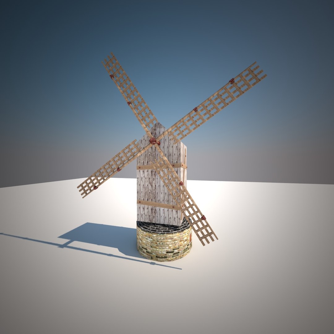 Windmill Wind 3d Model
