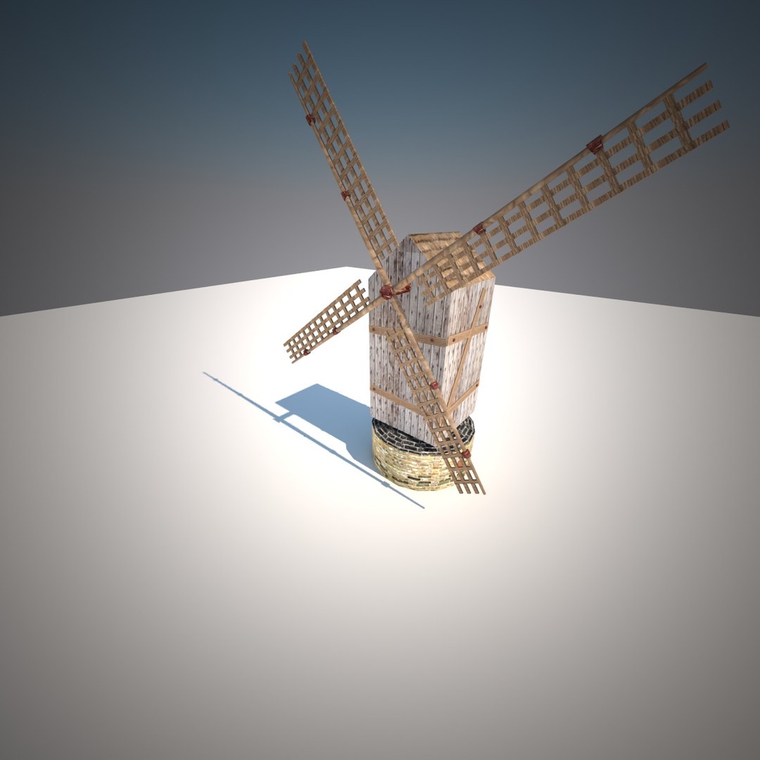 Windmill Wind 3d Model