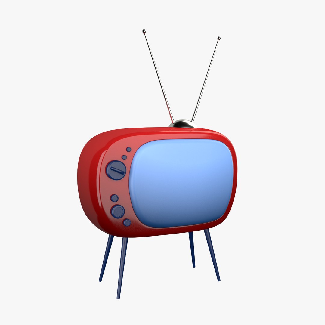 Cartoon Tv Set 3D Model - TurboSquid 1205055