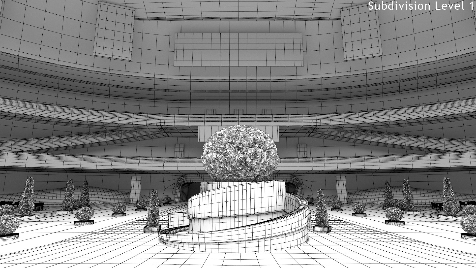 3D Model E-Congress Lobby Centre - TurboSquid 1848079