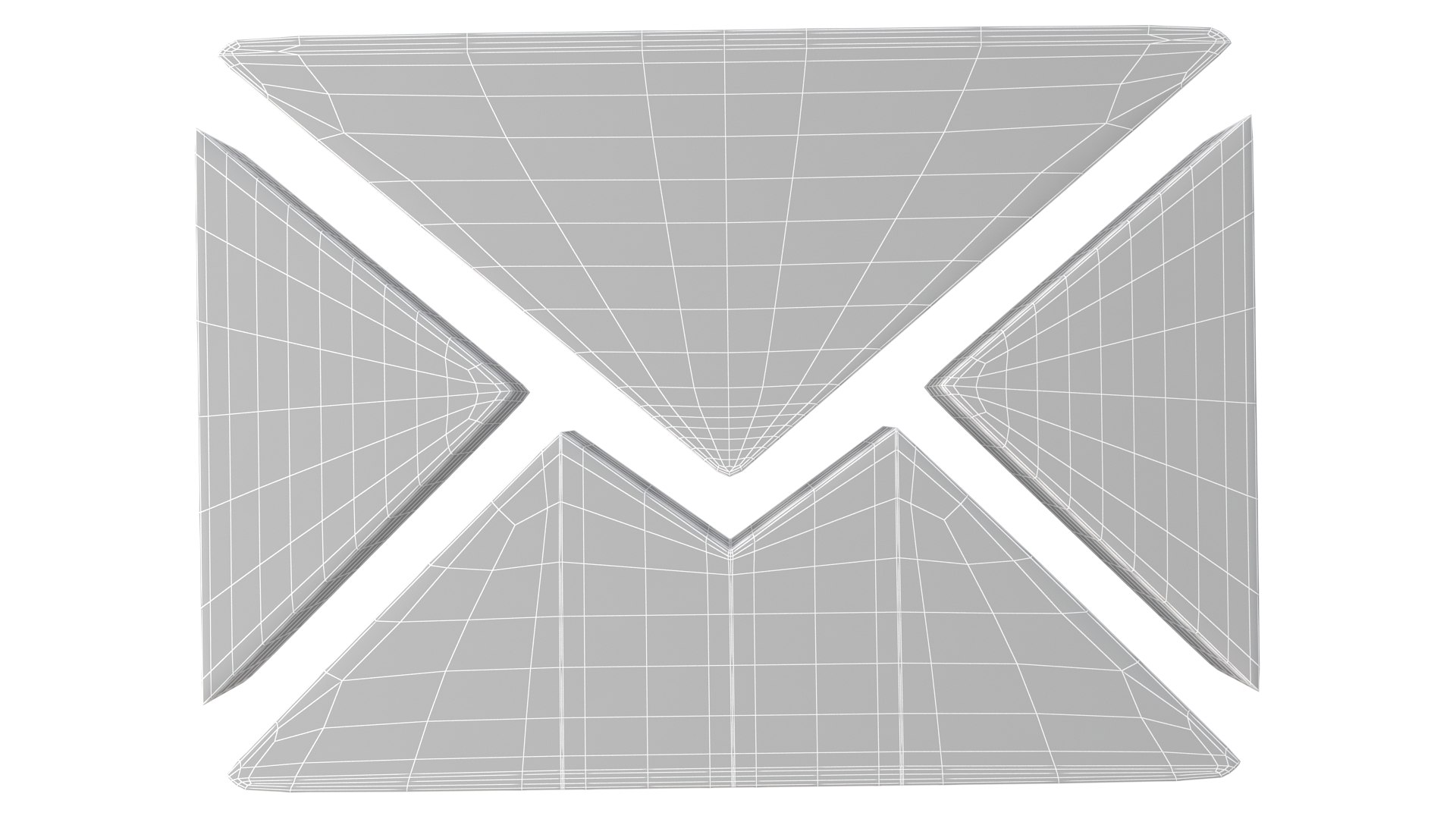 Letter Icon 3D Model - TurboSquid 1698527