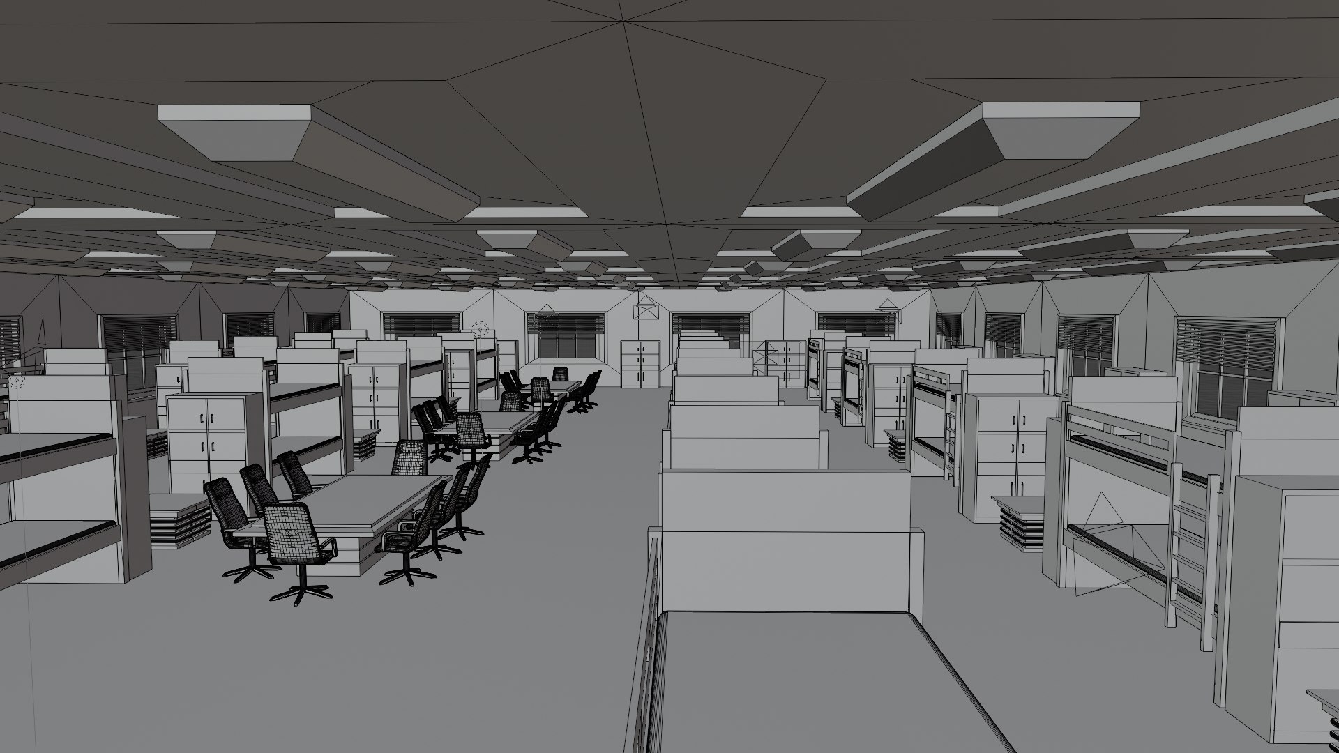 Military Dormitory 3D Model - TurboSquid 2160850