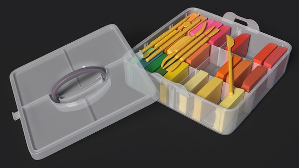 3D Polymer Clay Beginner Kit - TurboSquid 2044666