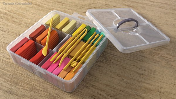 3D Polymer Clay Beginner Kit - TurboSquid 2044666