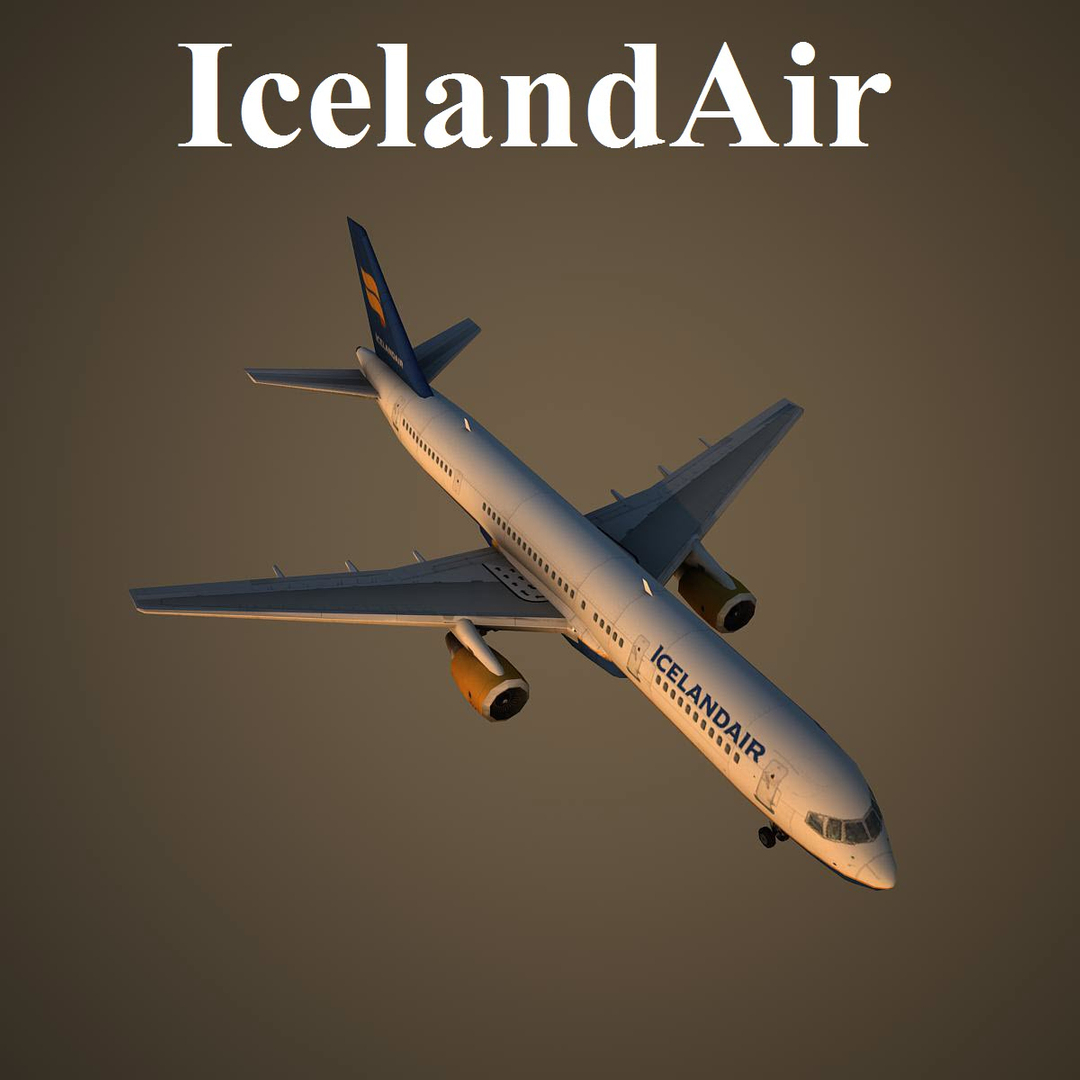 3d Boeing 757-200 Ice Model