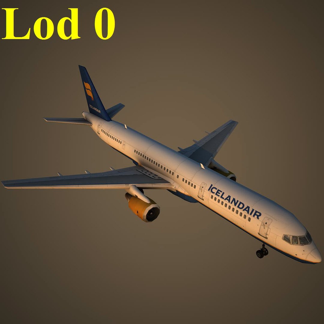 3d Boeing 757-200 Ice Model