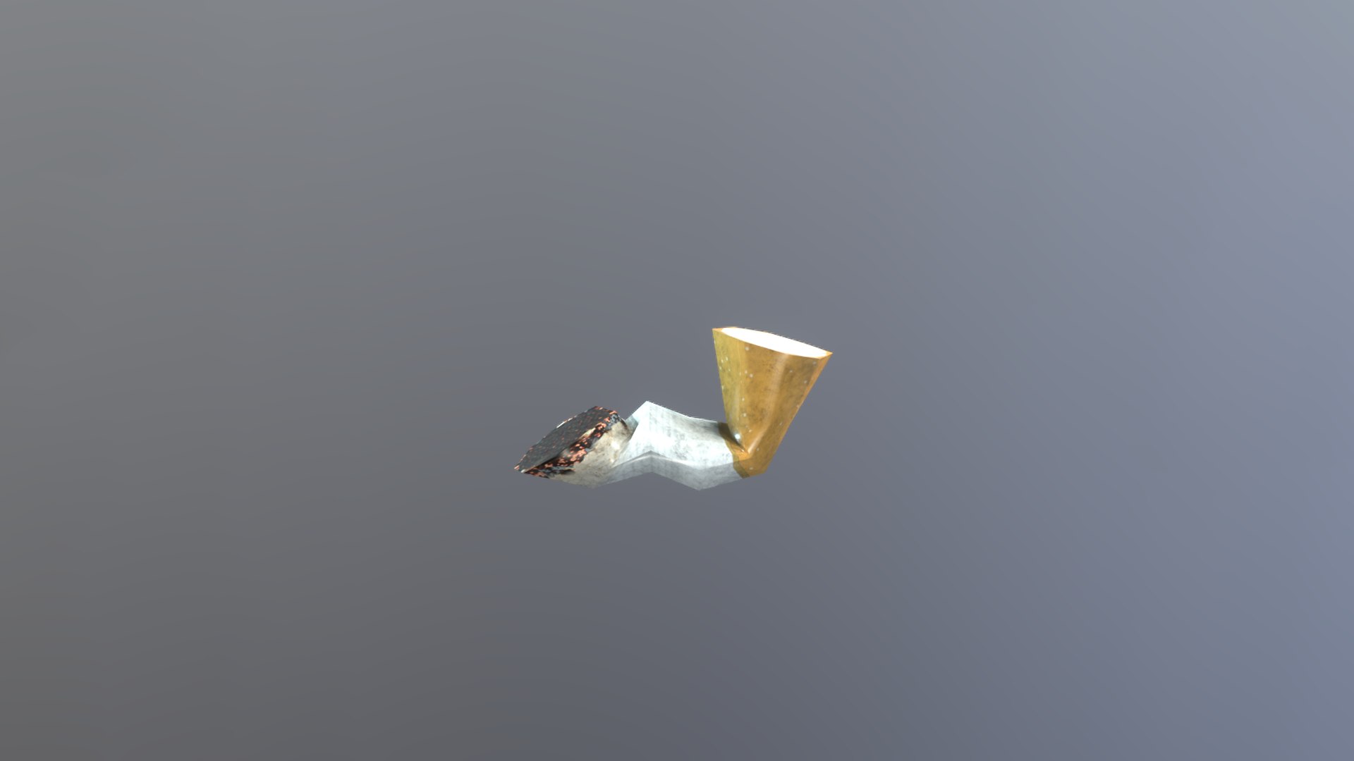 Thrown Cigarette 3D Model - TurboSquid 1875198
