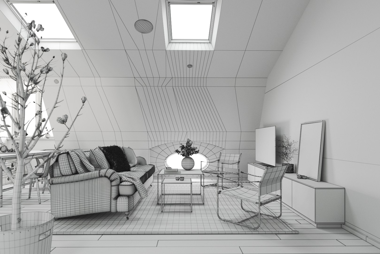 3D realistic interior model - TurboSquid 1381464