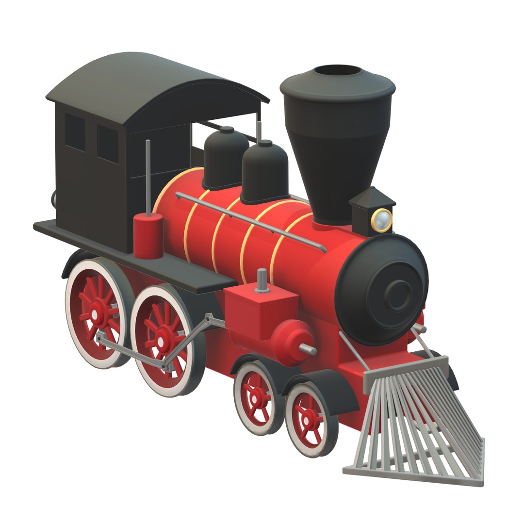 3D Steam Train Model - TurboSquid 2397155