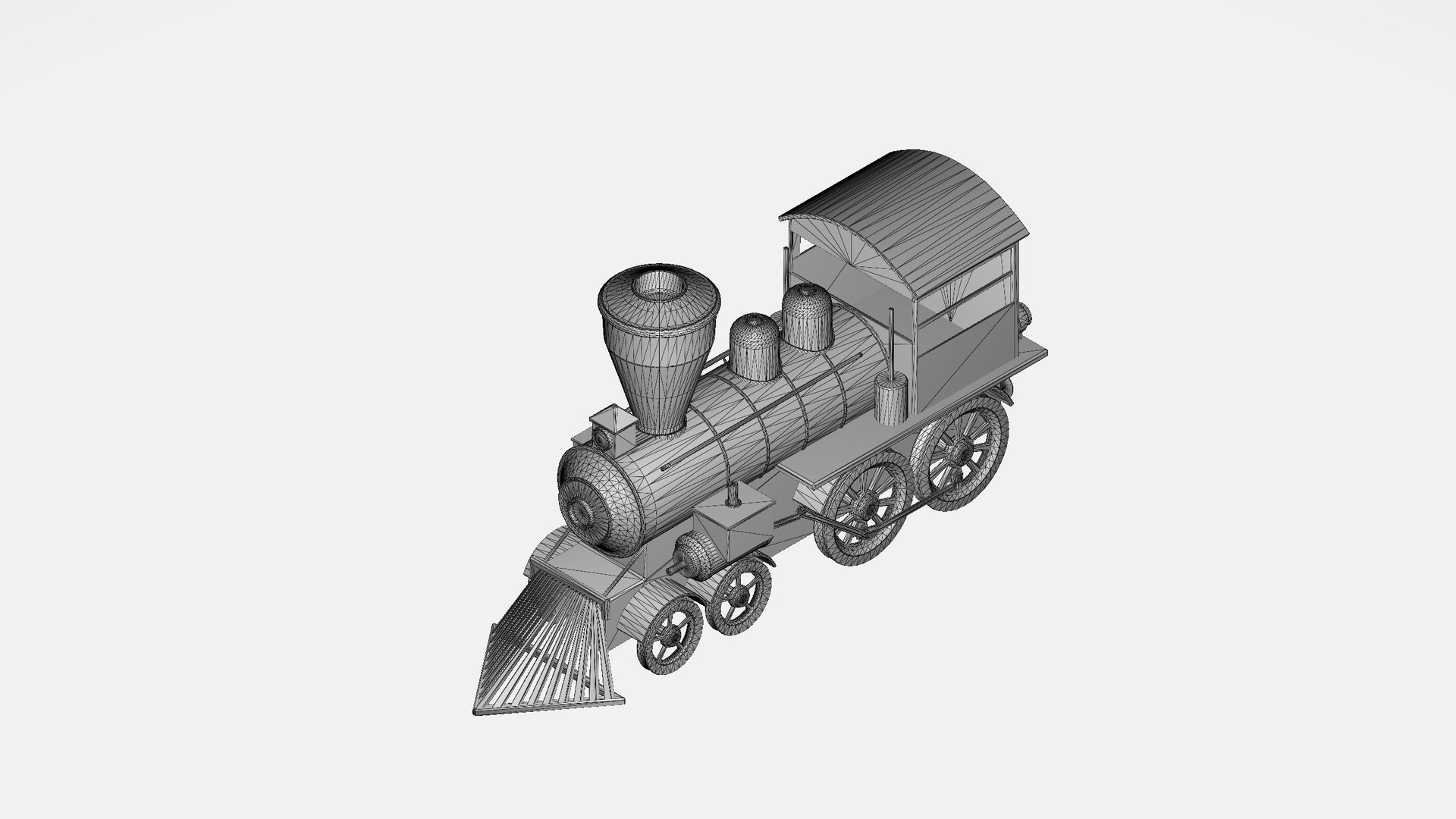3D Steam Train Model - TurboSquid 2397155