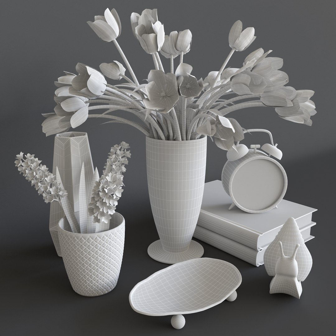 3D Decor Set - TurboSquid 1543750