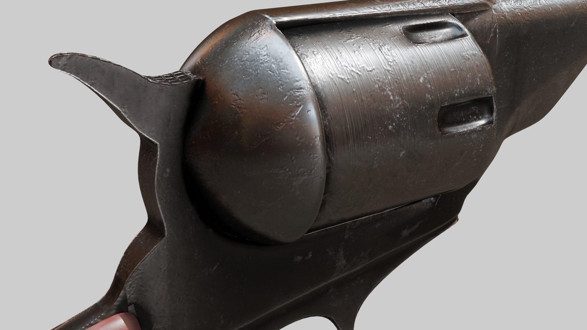 Old Gun Model - TurboSquid 2117541