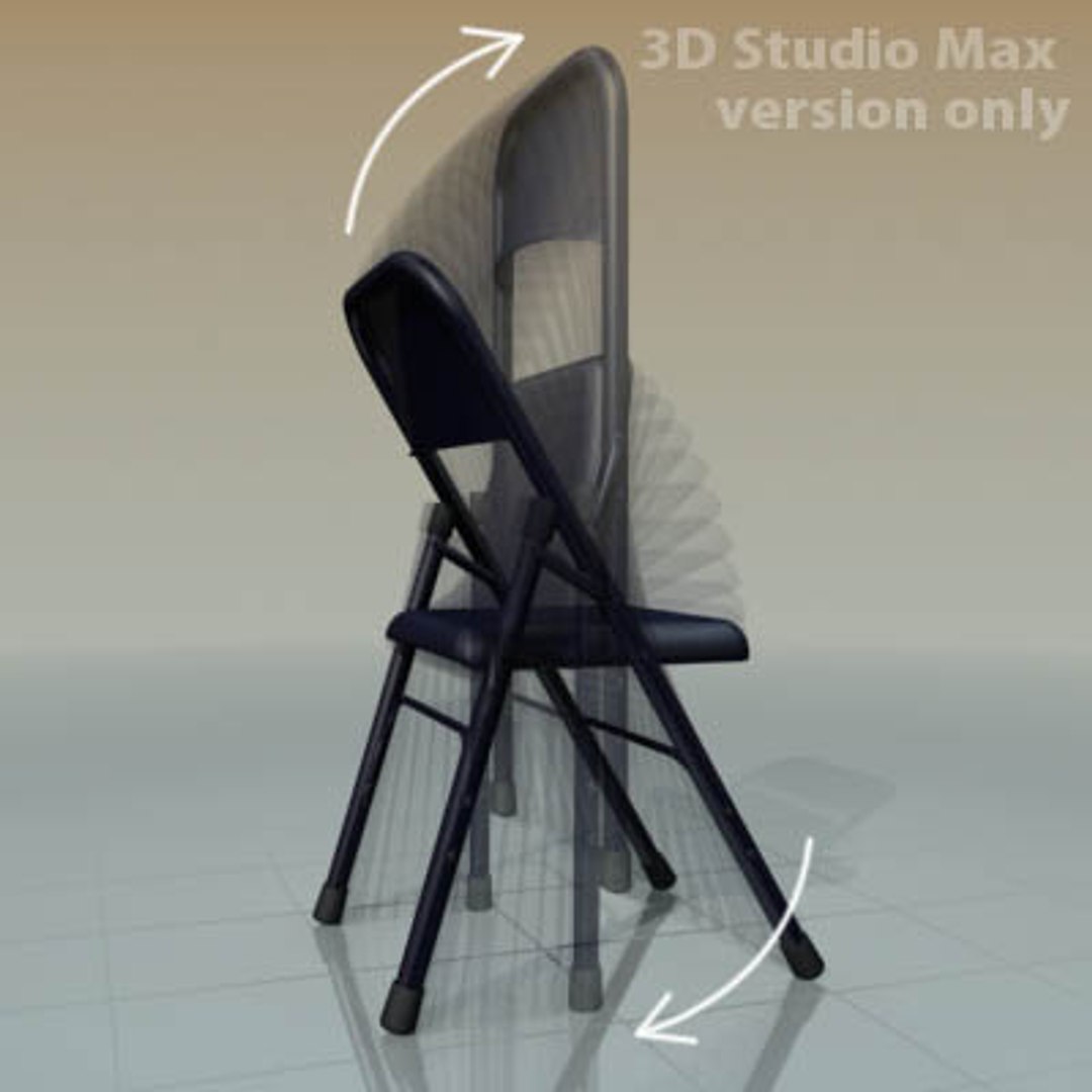 3d Model Folding Chair