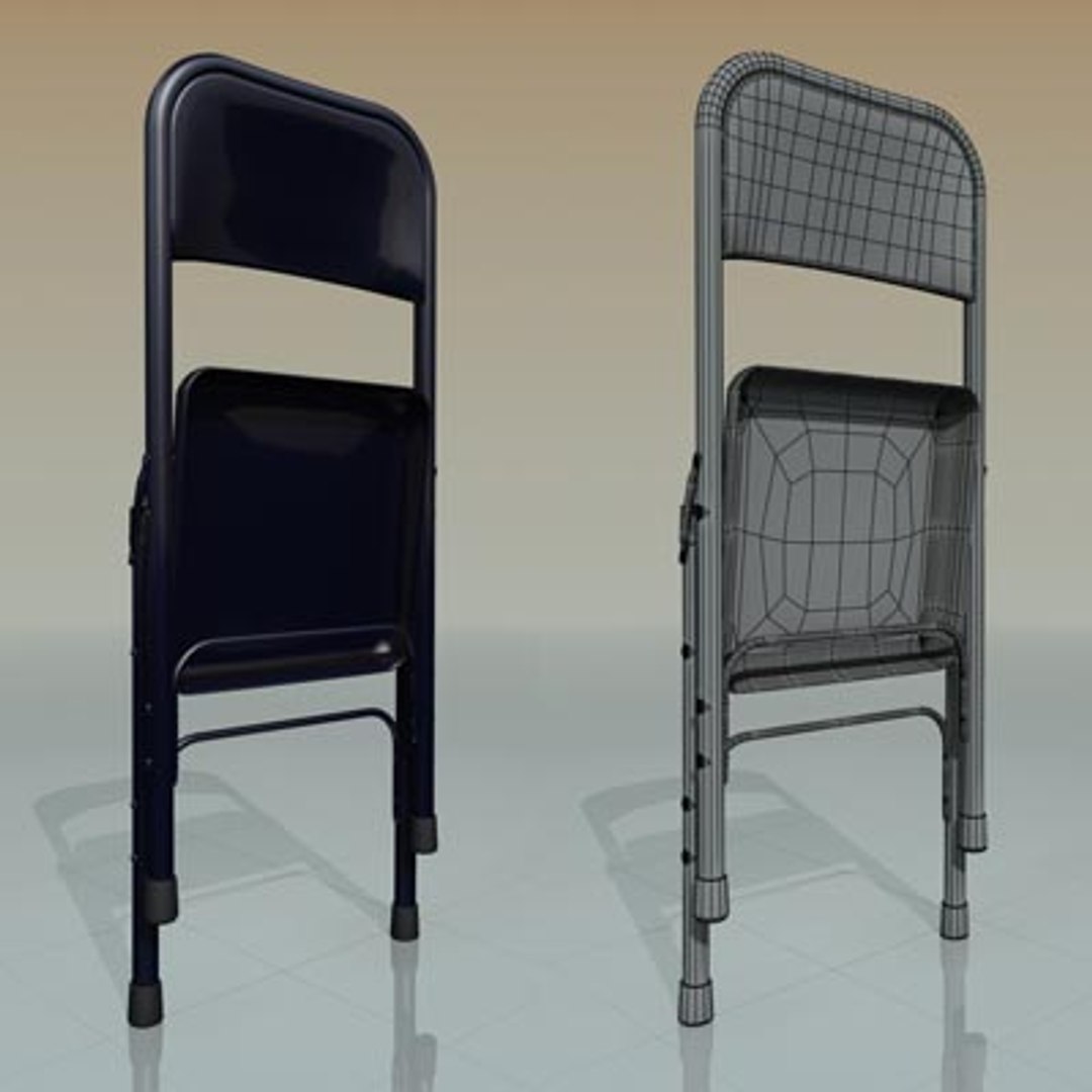 3d Model Folding Chair