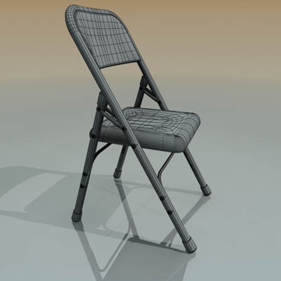 3d Model Folding Chair