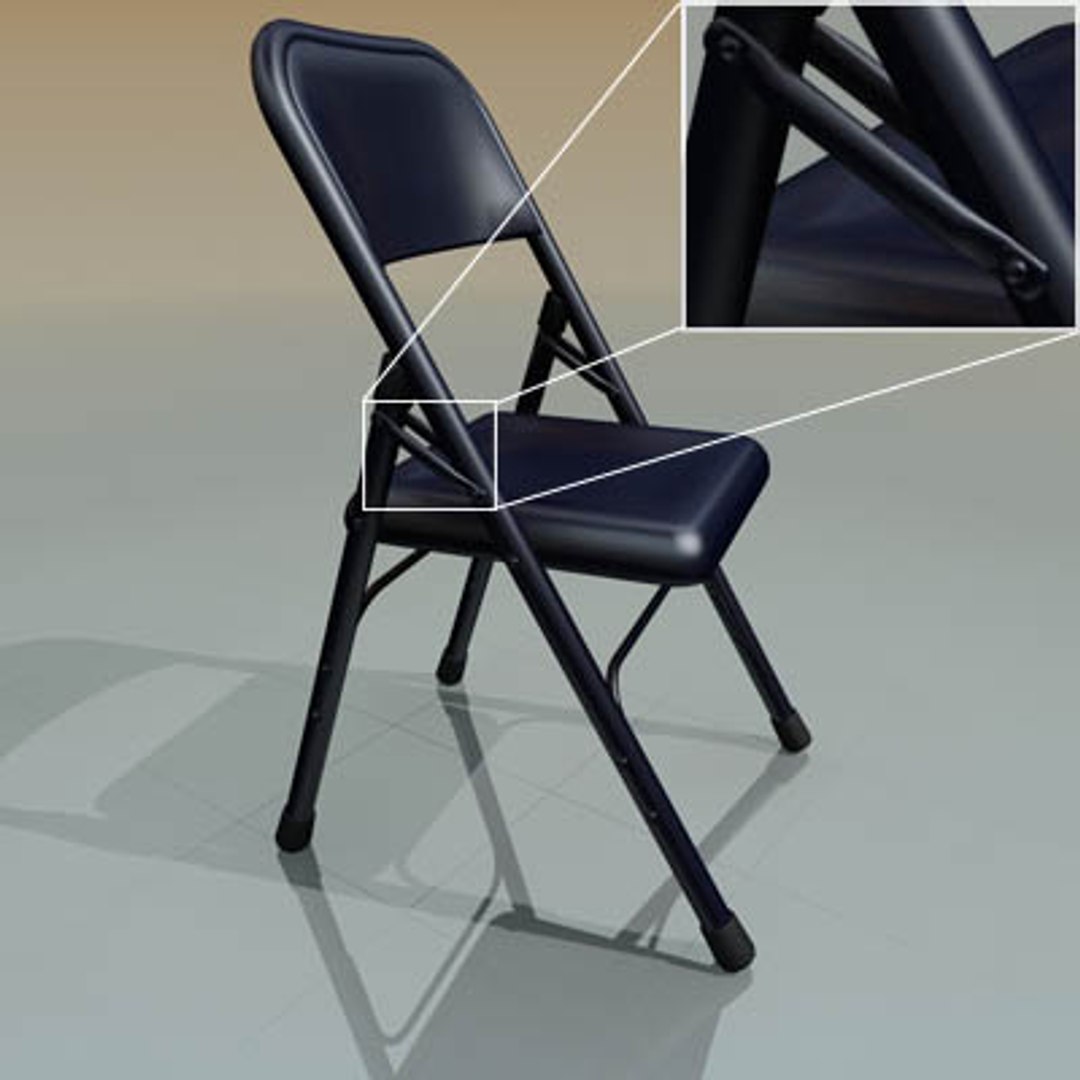 3d Model Folding Chair