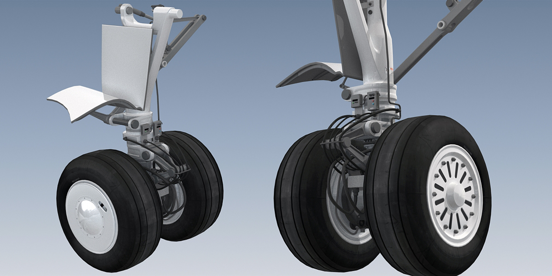 보잉 737 MAX 랜딩 기어 3D 모델 - TurboSquid 1234207