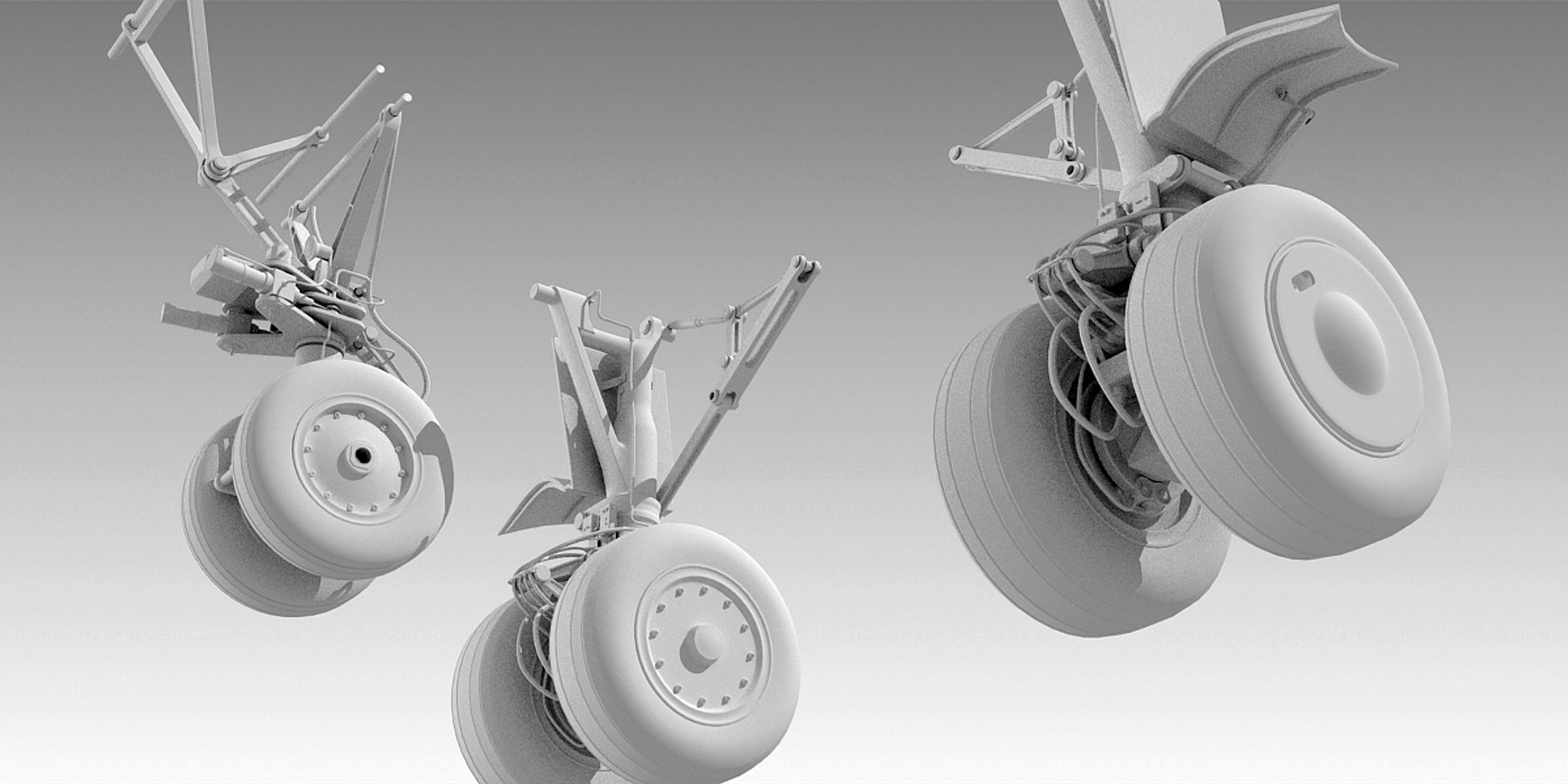 3D Boeing 737 Landing Gears Model - TurboSquid 1234207