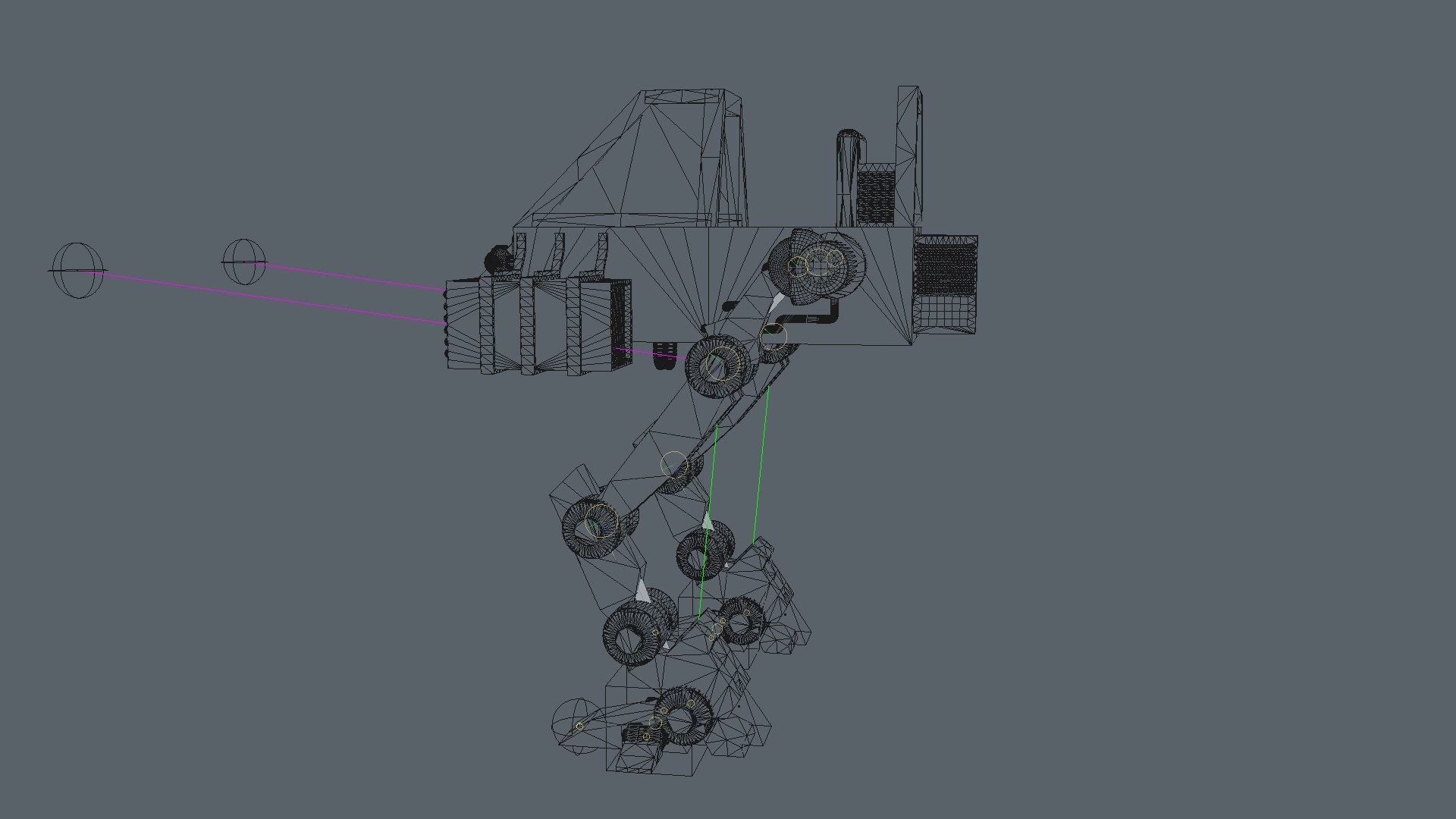 CARTOON 1 MECHA WALKER RIGGED AND ANIMATED 3D Model - TurboSquid 1729630