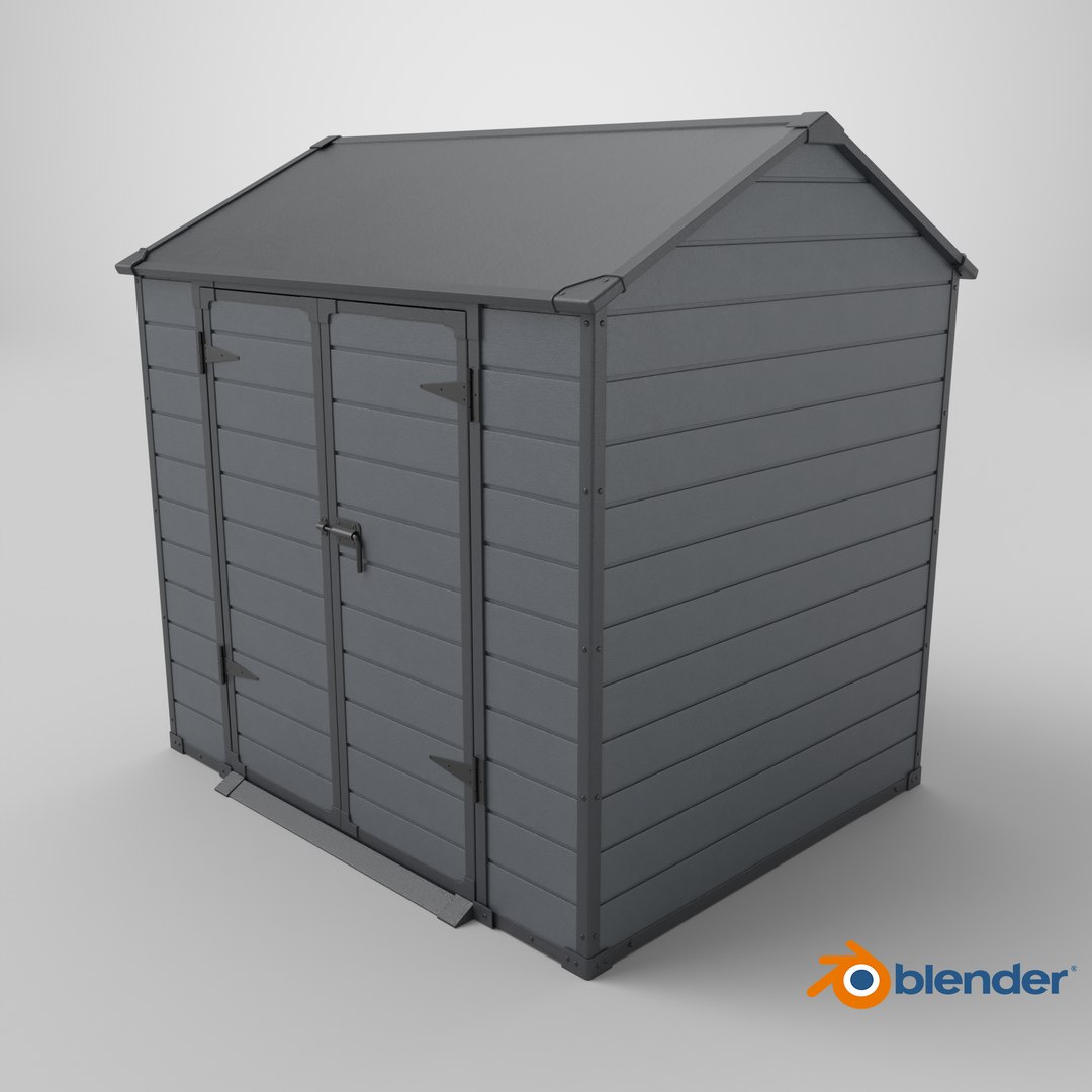 Shed Model - TurboSquid 2372147