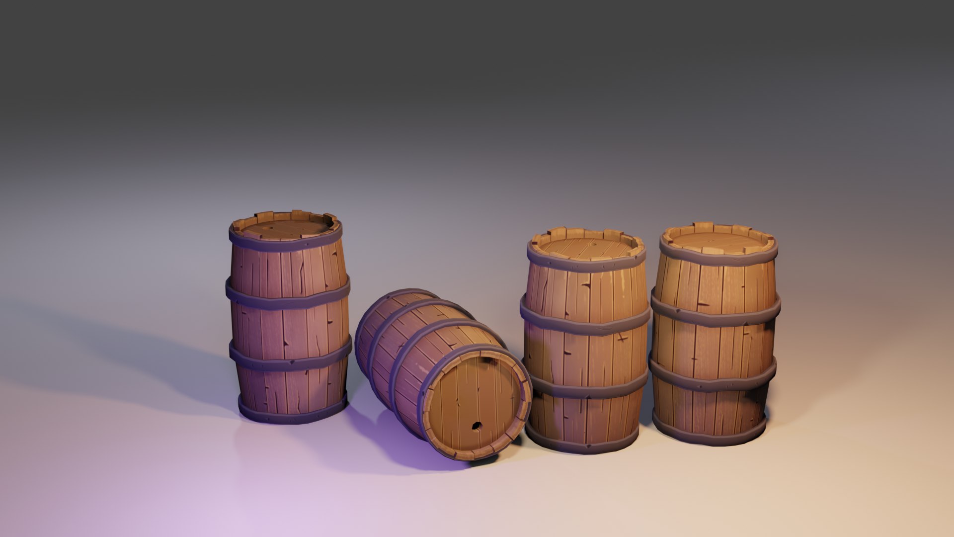 3D Stylized Barrel - TurboSquid 1689499