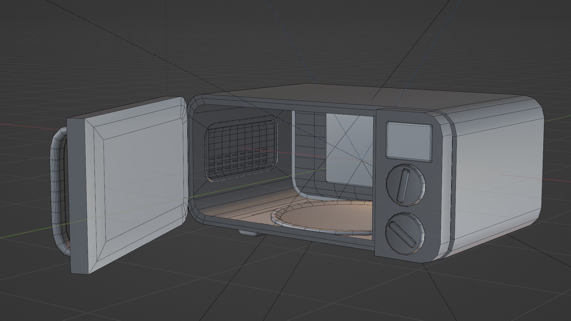 3D Stylized Microwave - TurboSquid 2072610