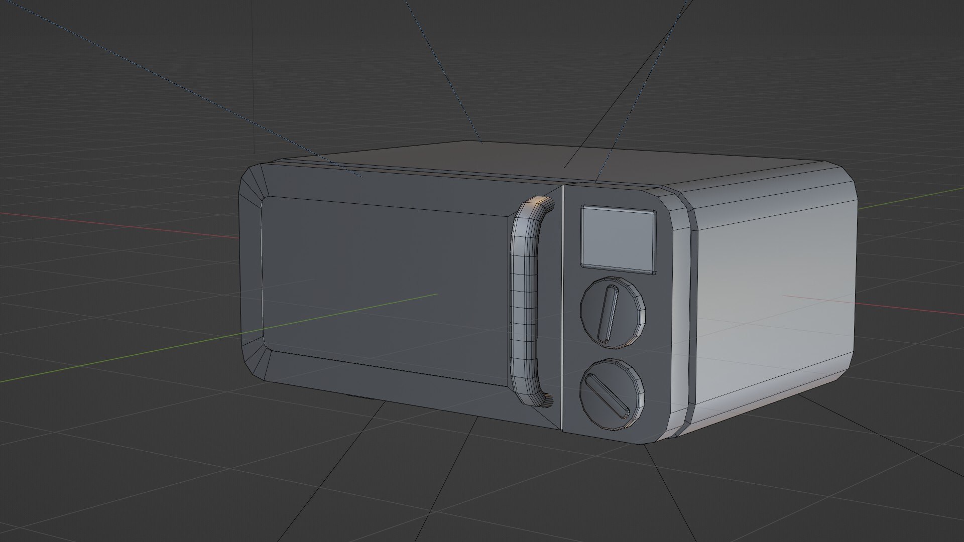 3D Stylized Microwave - TurboSquid 2072610