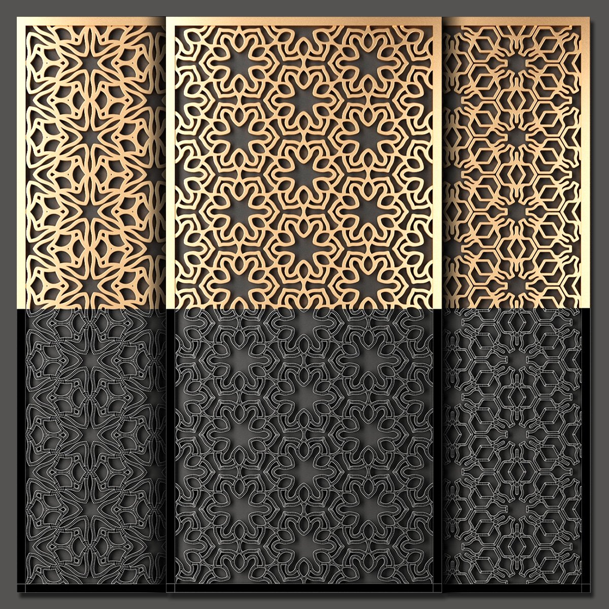3D decorative partitions - TurboSquid 1500387