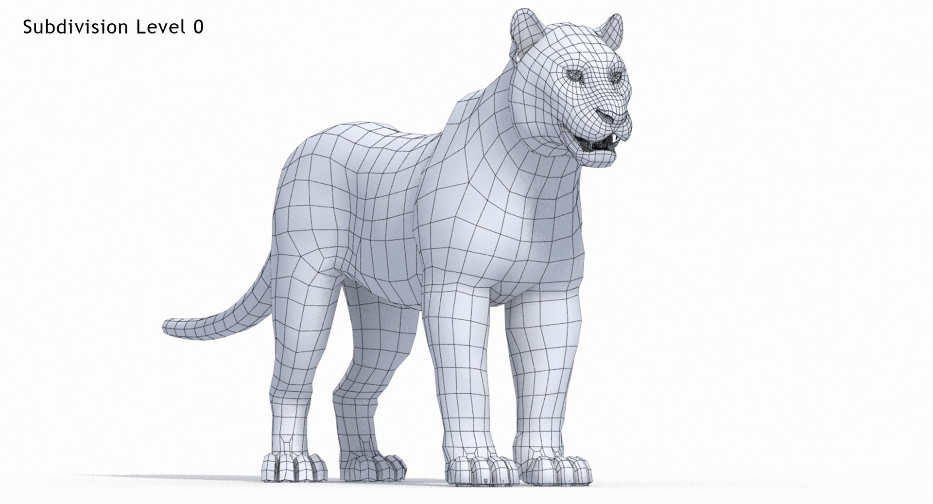 Amur Tiger 3d Model