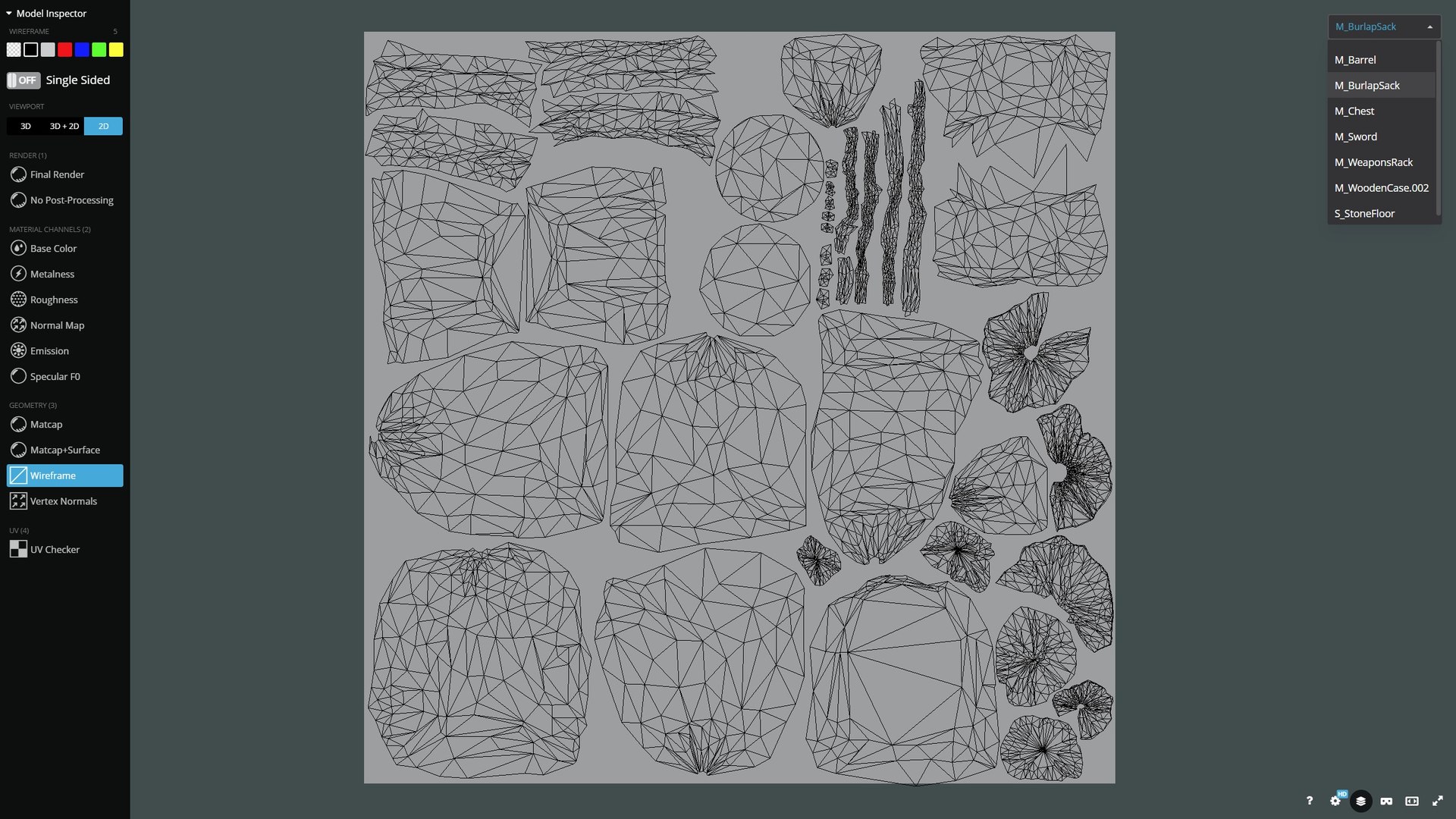 3D Model Medieval Burlap Sacks And Other Asset - TurboSquid 2145818