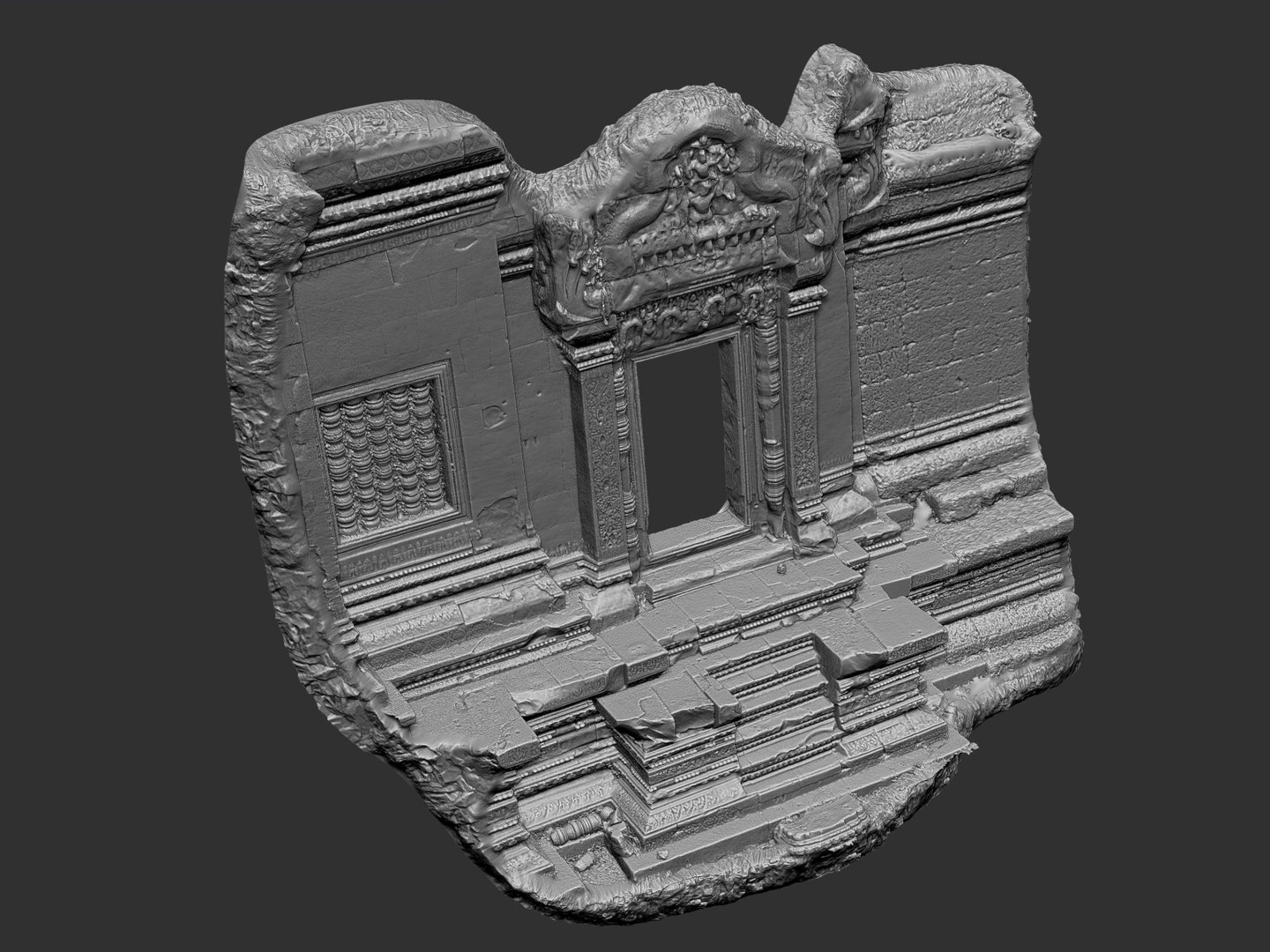 3d Model Gate Temple 16k