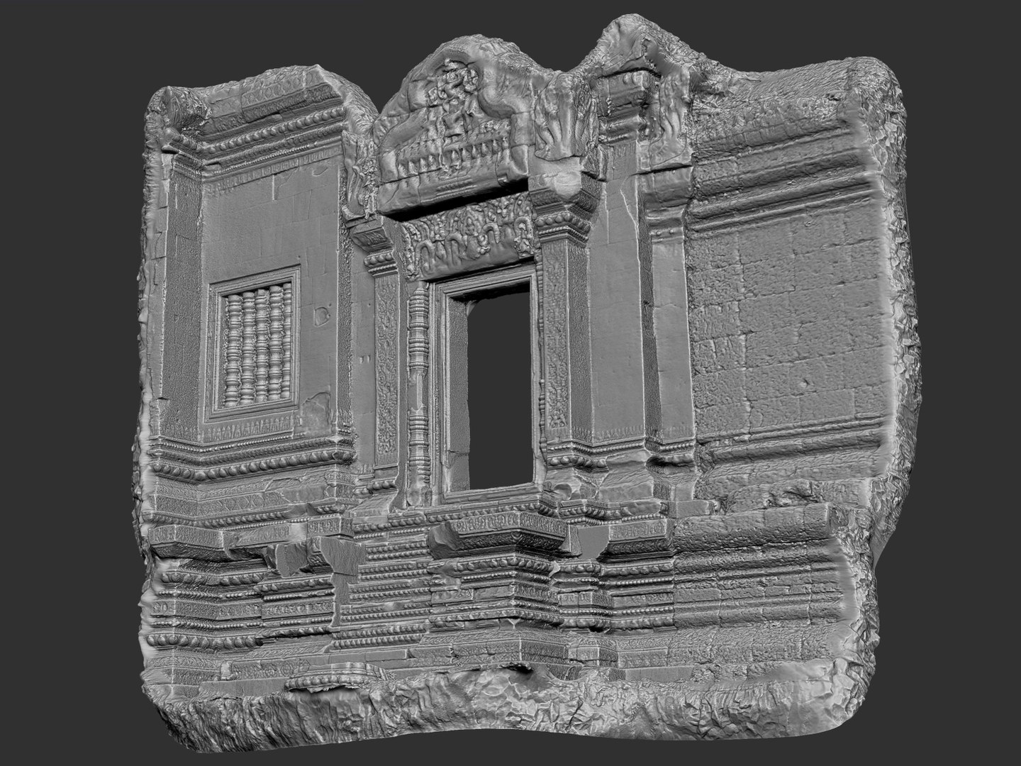 3d Model Gate Temple 16k