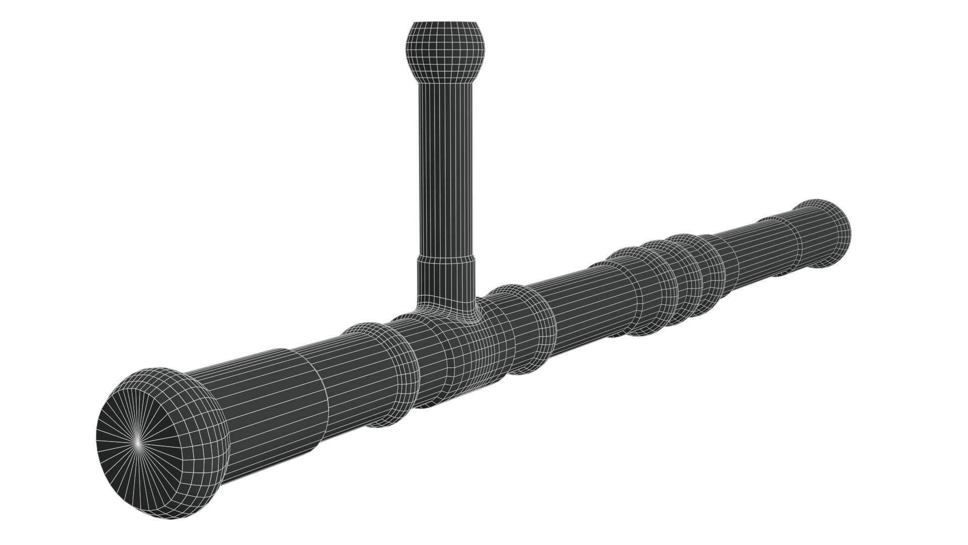 Tonfa 3D Model - TurboSquid 2015276