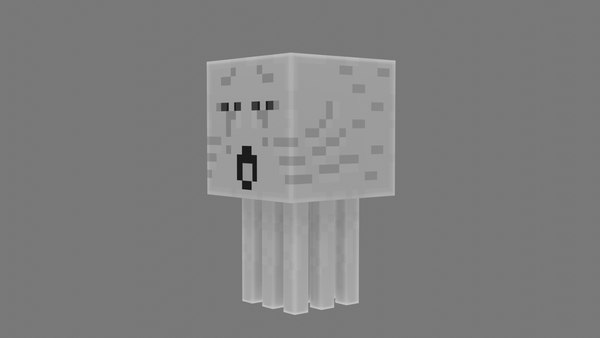 modelo 3d Minecraft Ghast - TurboSquid 2052455