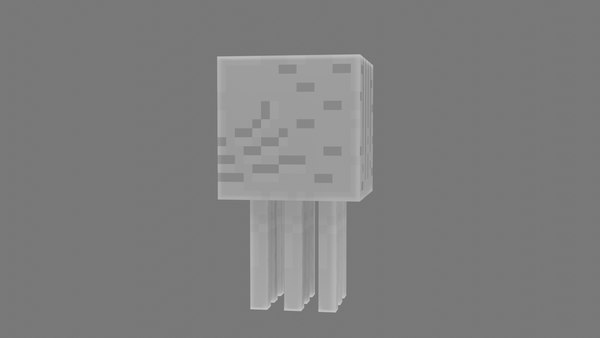 modelo 3d Minecraft Ghast - TurboSquid 2052455