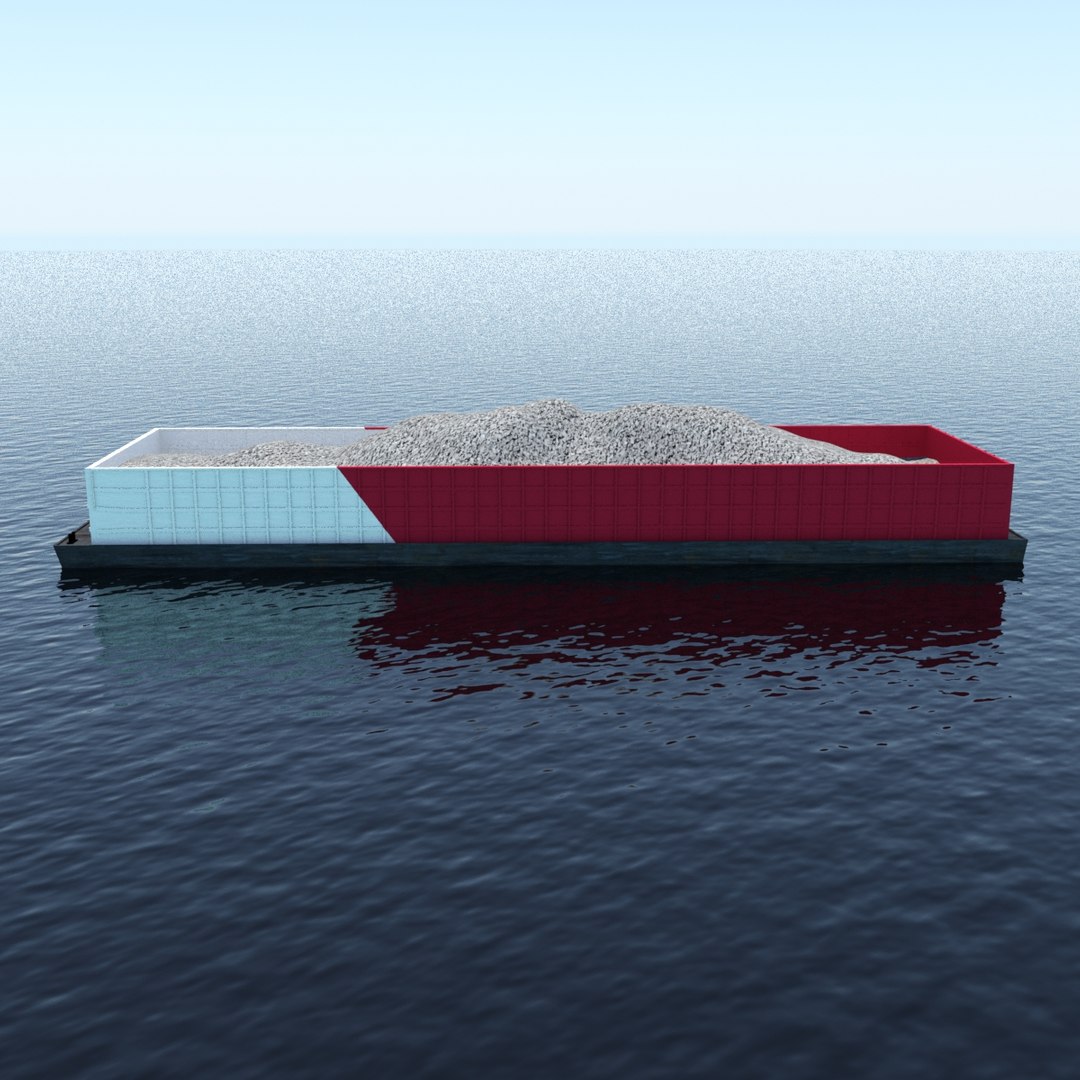 3d Aggregate Barge