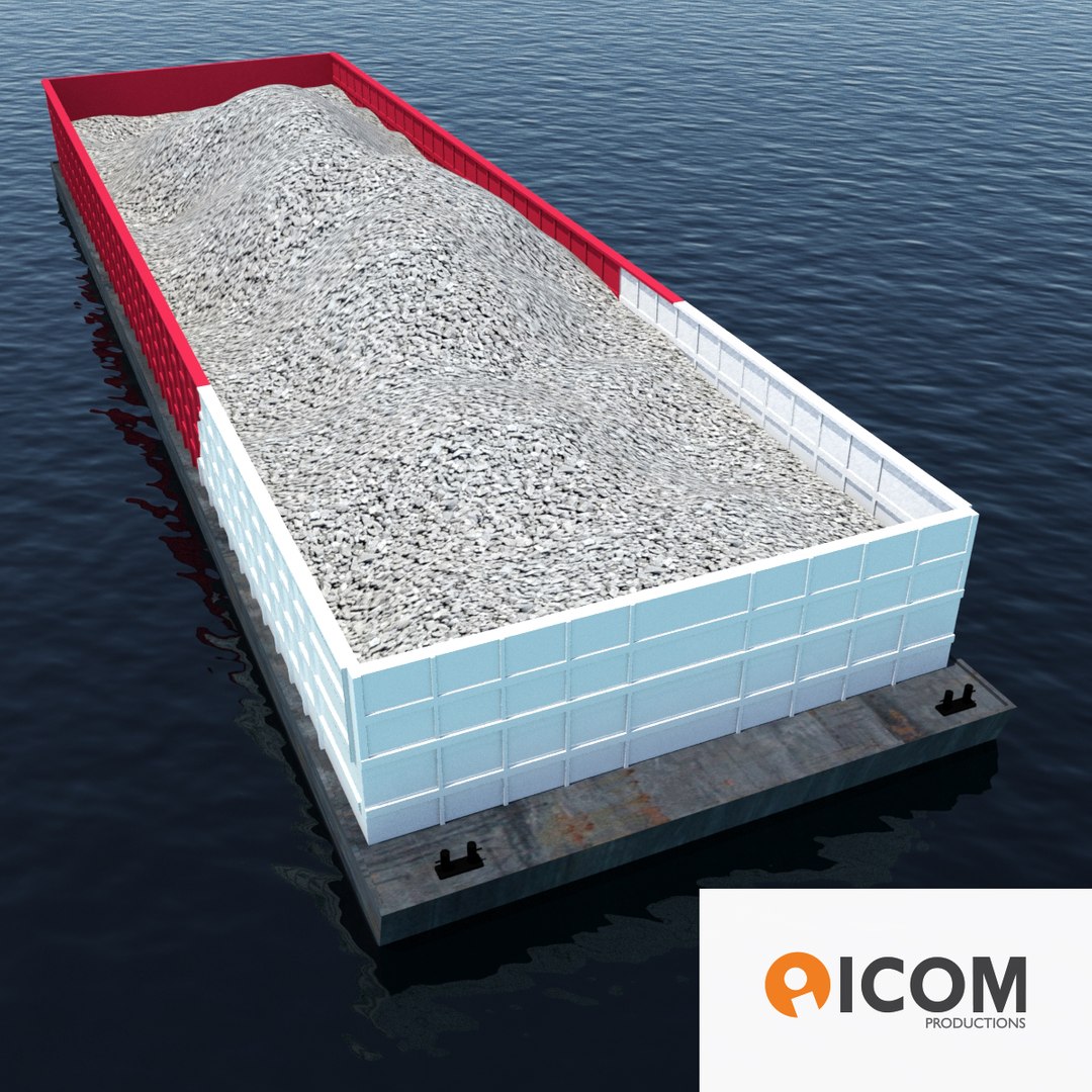 3d Aggregate Barge