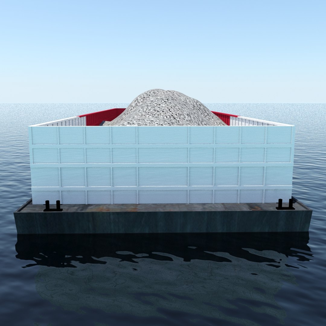 3d Aggregate Barge