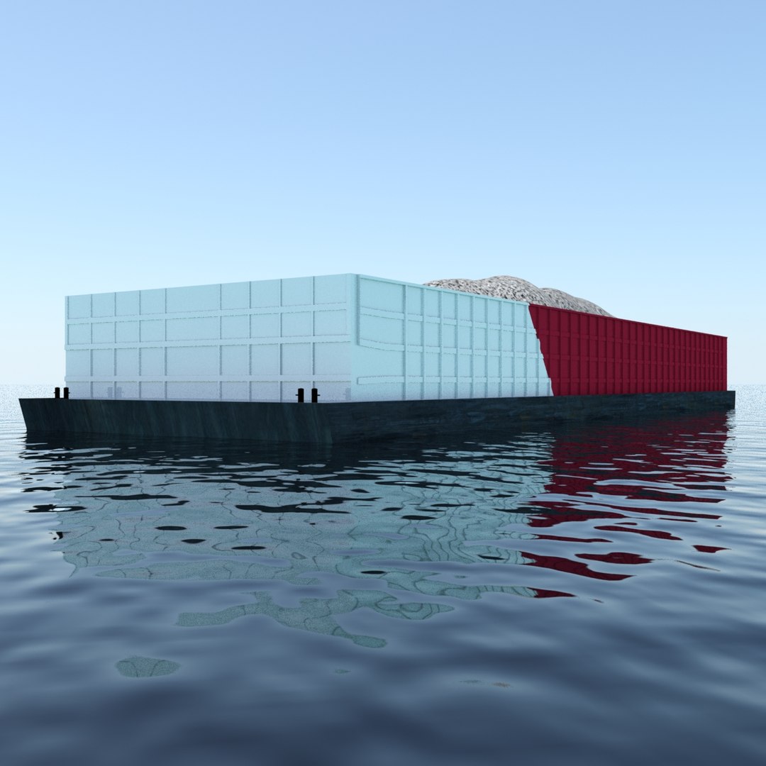 3d Aggregate Barge