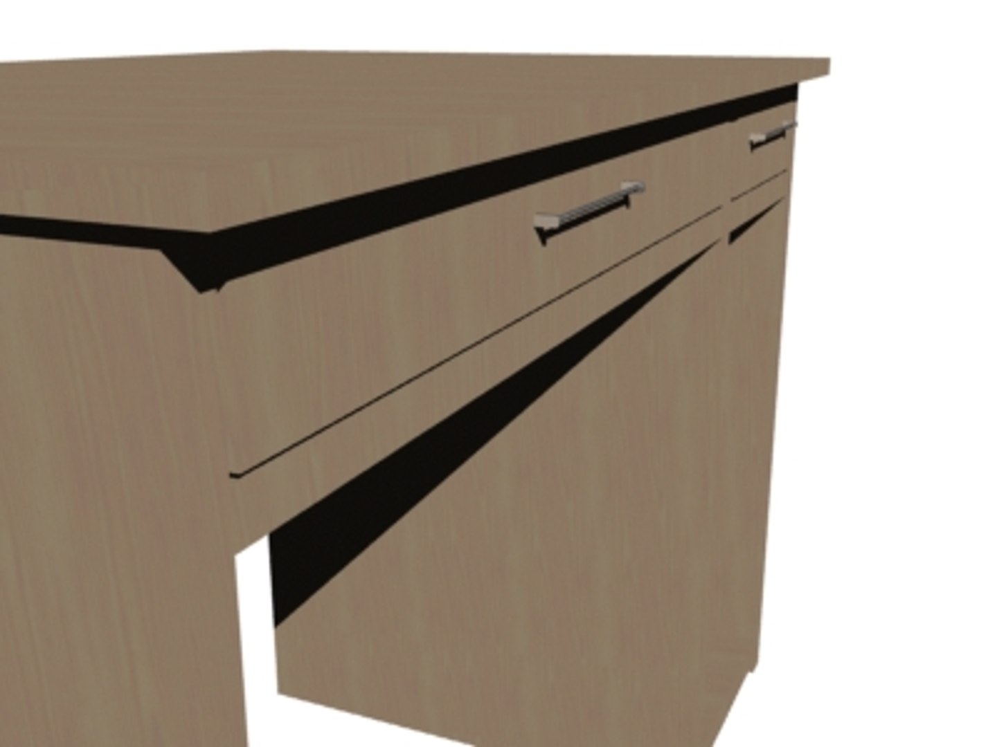 Free Desk Office 3d Model