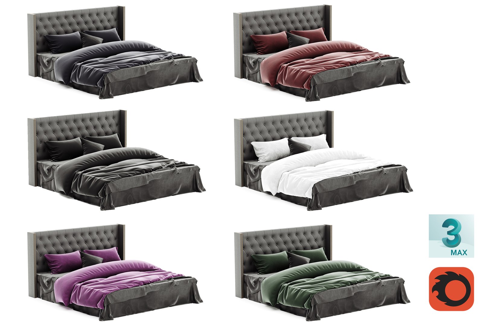 3D model 6 colors - TurboSquid 1265580