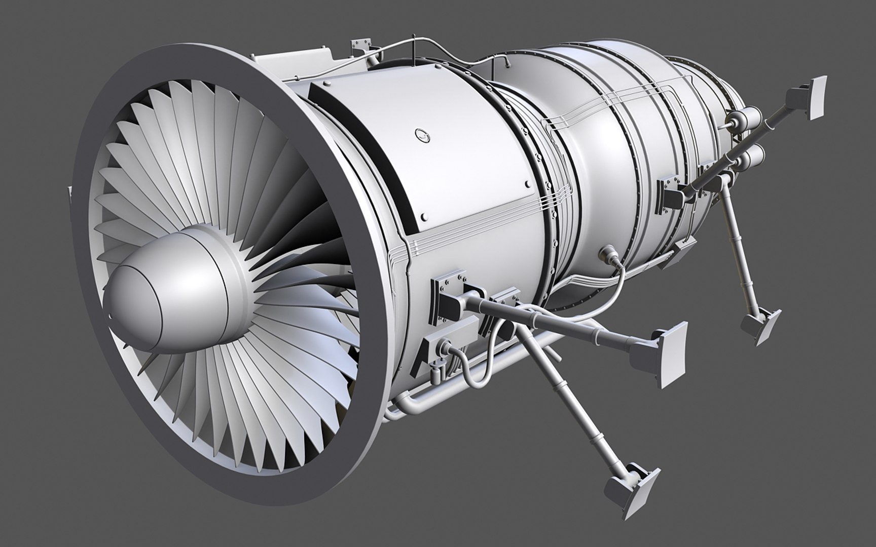 3d Model Jet Engine