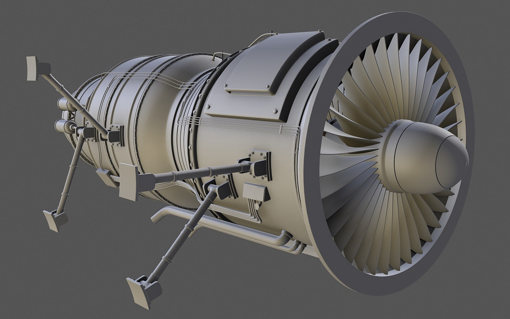 3d Model Jet Engine