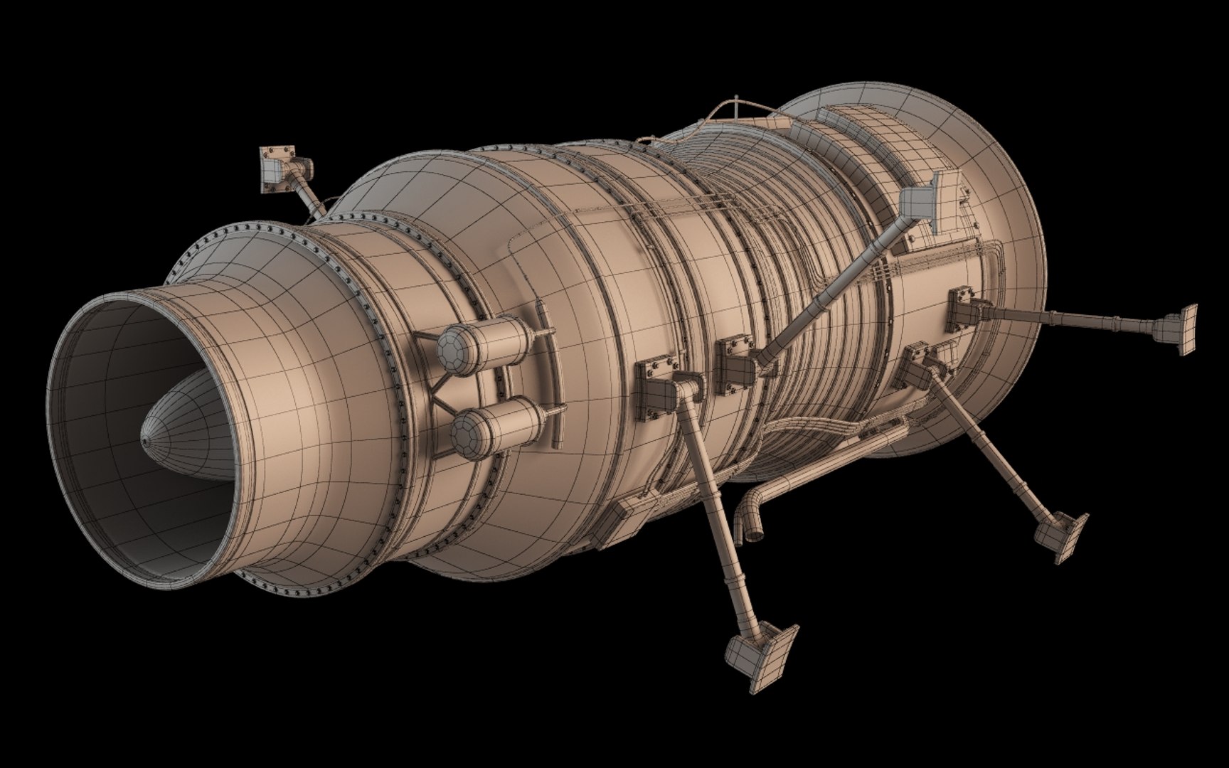 3d Model Jet Engine