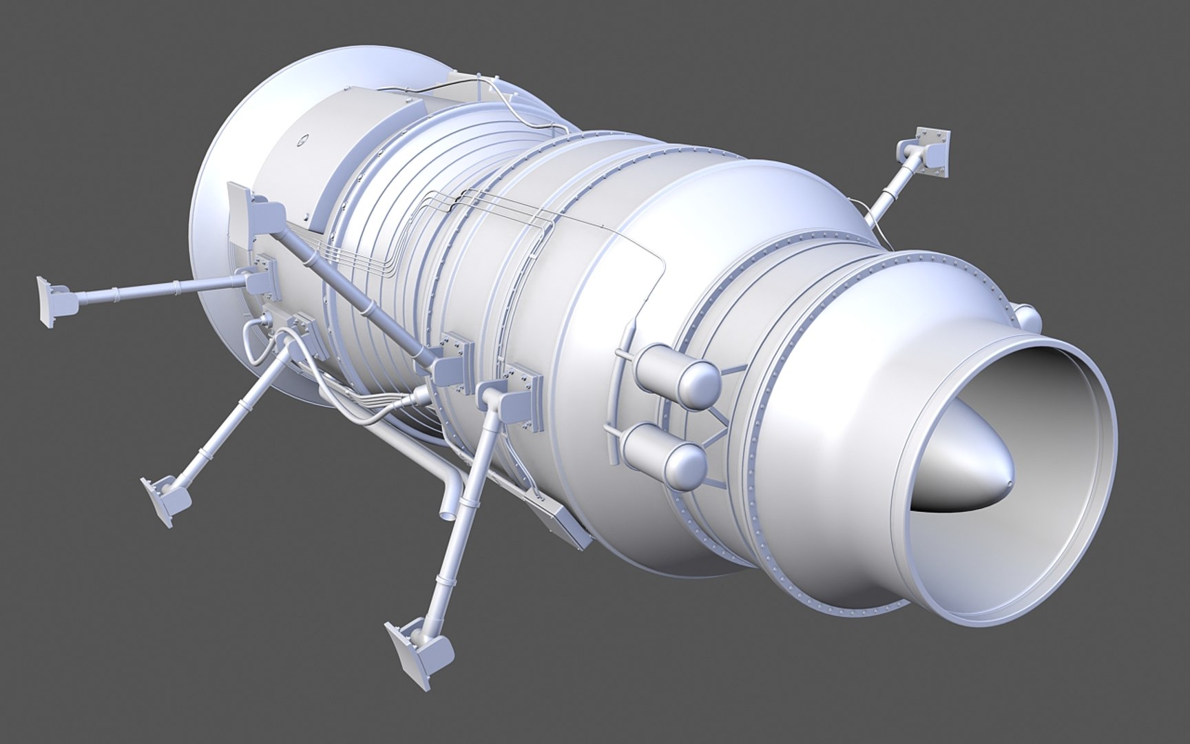 3d Model Jet Engine