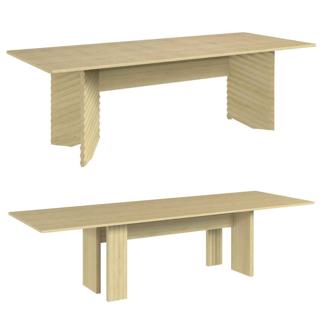 Table Moroso Rows 3D - TurboSquid 2080143