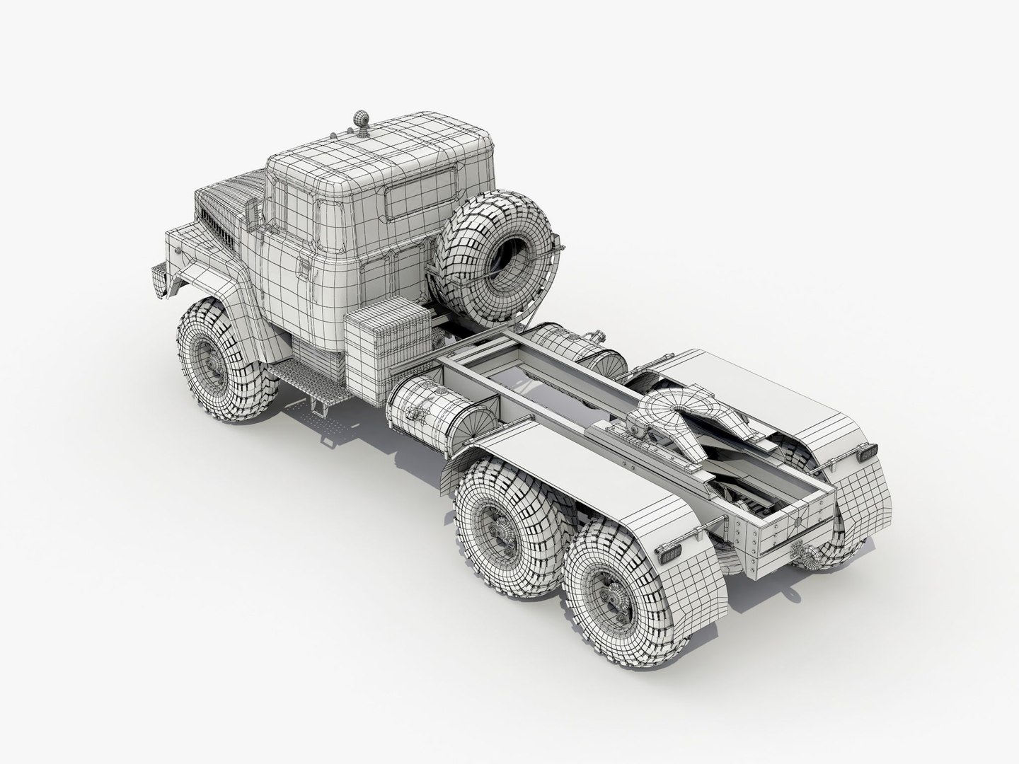 Kraz 260 3d Model