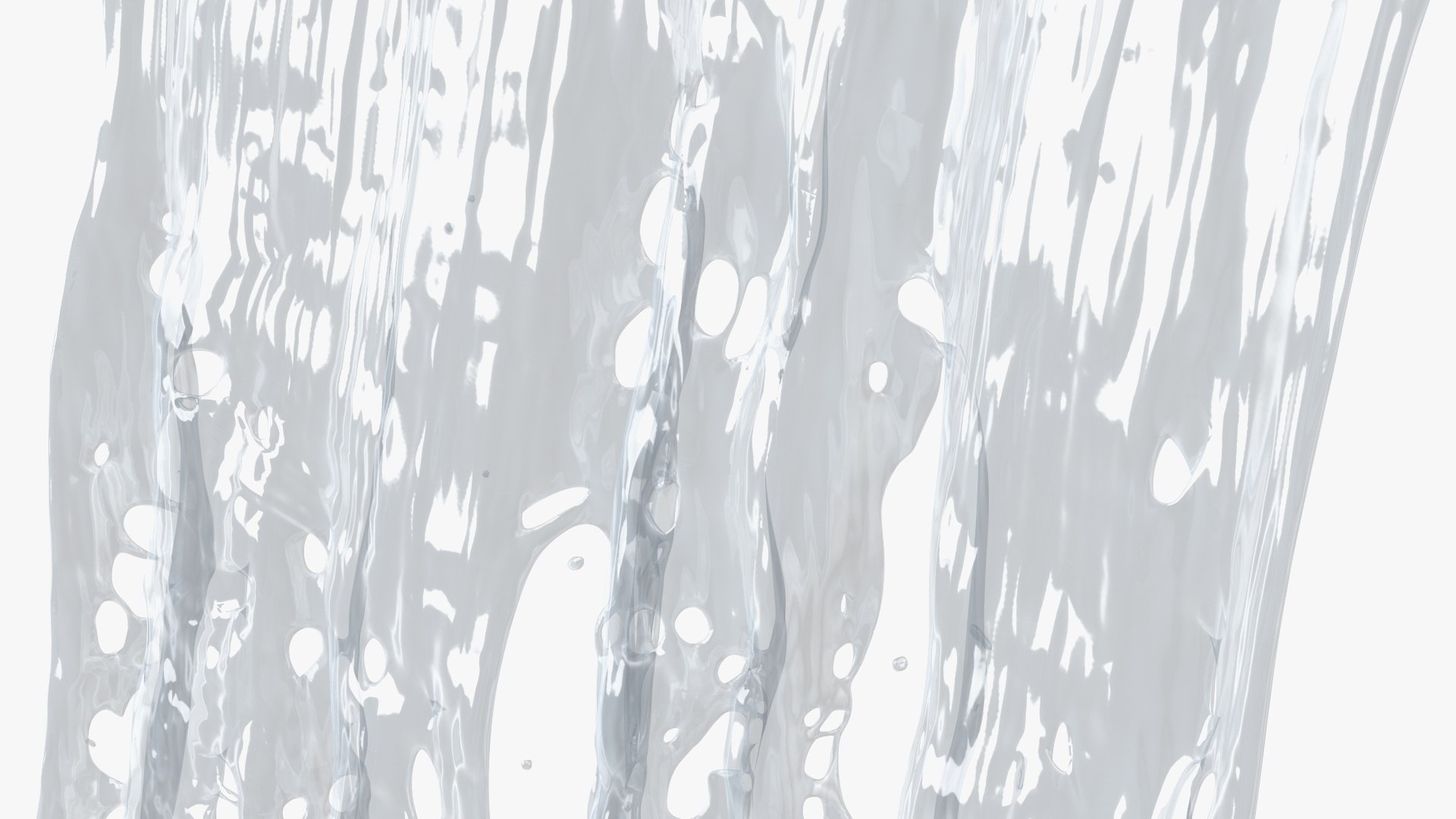 3D Falling Water Streams Collection - TurboSquid 2174321