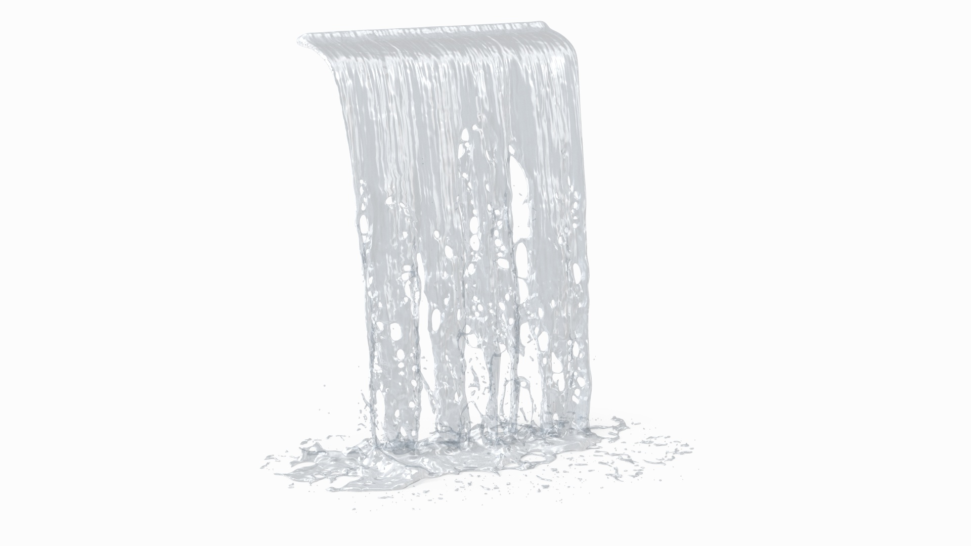 3D Falling Water Streams Collection - TurboSquid 2174321